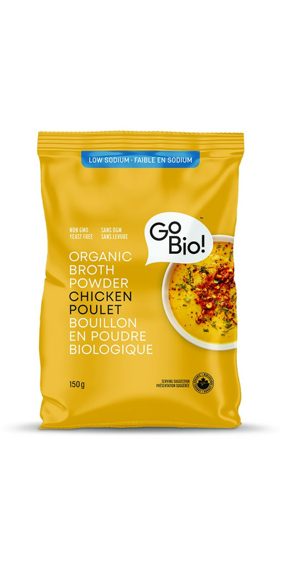 Buy GoBIO! Low Sodium Organic Chicken Broth Powder at Well.ca | Free ...