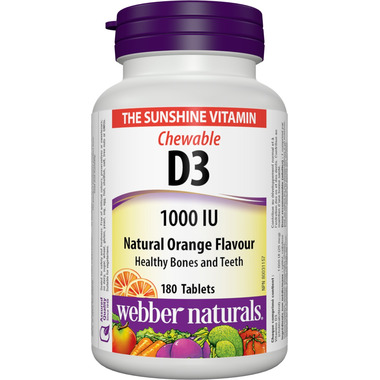 Buy Webber Naturals Chewable Vitamin D3 at Well.ca | Free Shipping $35 ...