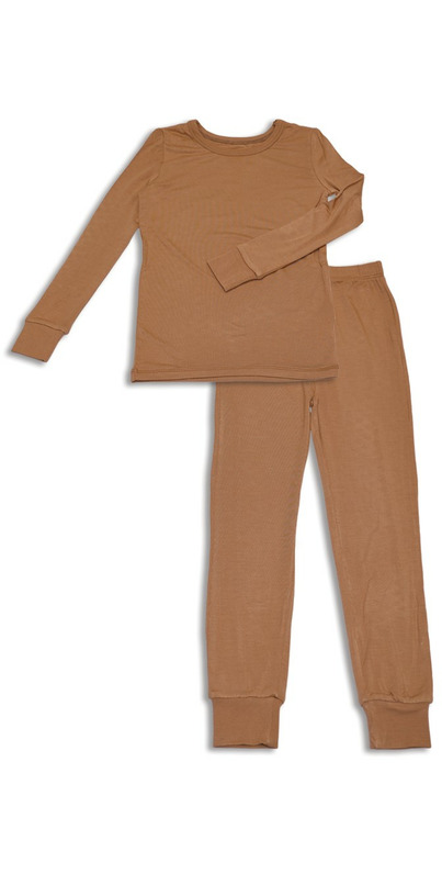 Buy Silkberry Baby Bamboo Long Sleeve Pajama Set Russet at Well.ca ...