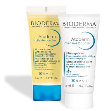 Buy Bioderma DUO Atoderm Shower Oil + Intensive Gel-Cream Sample at ...
