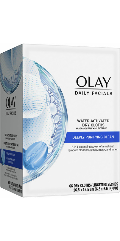 Buy Olay Daily Facials Deeply Purifying Cleansing Cloths Fragrance-Free ...