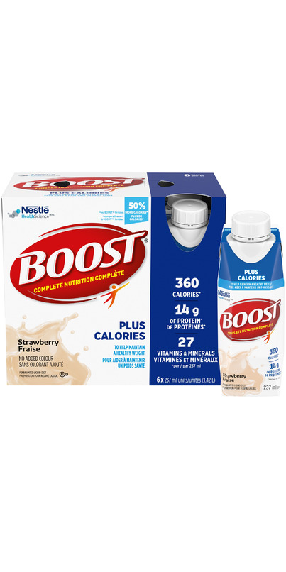 Buy Boost PLUS Calories Formulated Liquid Diet Drink Strawberry at Well ...