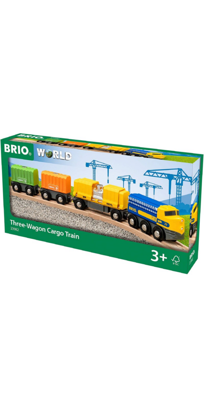 Acheter le train de marchandises à trois wagons BRIO World chez Well.ca ...