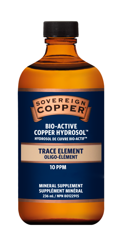 Buy Sovereign Copper Bio-Active Copper Hydrosol 10ppm at Well.ca | Free ...