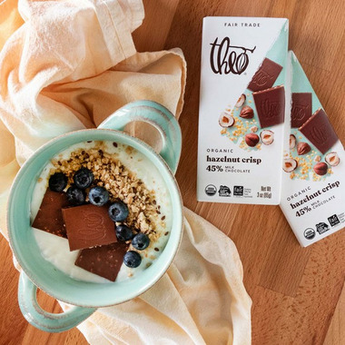 Buy Theo 45% Milk Chocolate Bar Hazelnut Crisp at Well.ca | Free ...