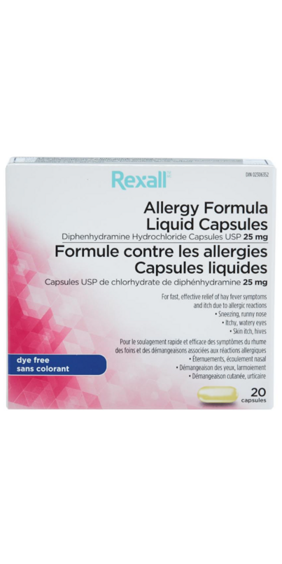 Buy Rexall Allergy Formula Liquid Capsules at Well.ca | Free Shipping ...