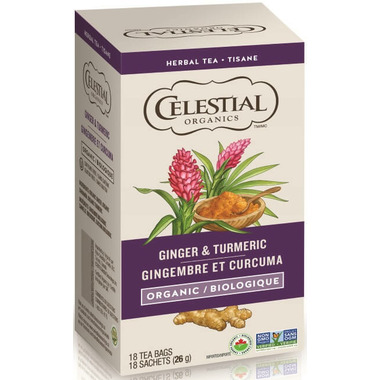 Buy Celestial Seasonings Organic Ginger Turmeric Herbal Tea from Canada ...