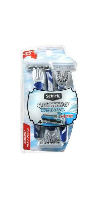 Achetez les rasoirs jetables Schick Quattro for Men sur Well.ca ...