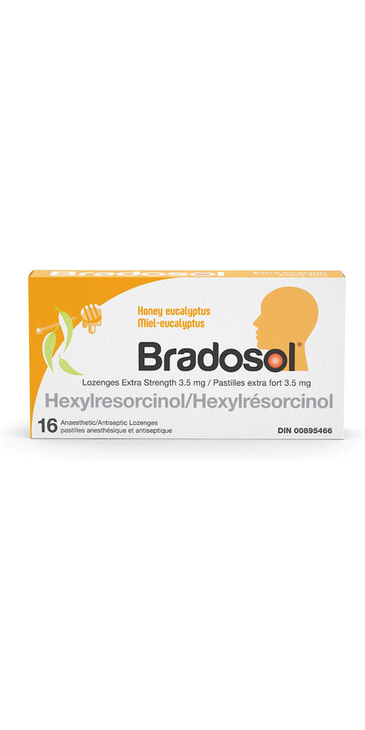 Acheter Bradosol Extra Strength Lozenges Honey Eucalyptus chez Well.ca ...