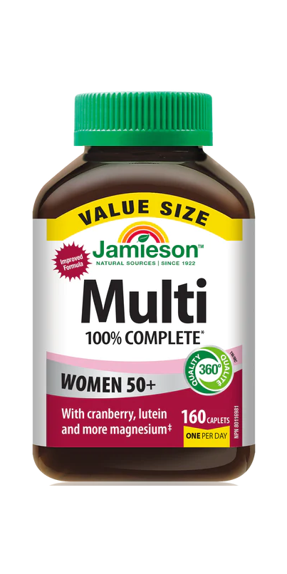 Buy Jamieson 100% Complete Multivitamin for Women 50+ Value Size at ...