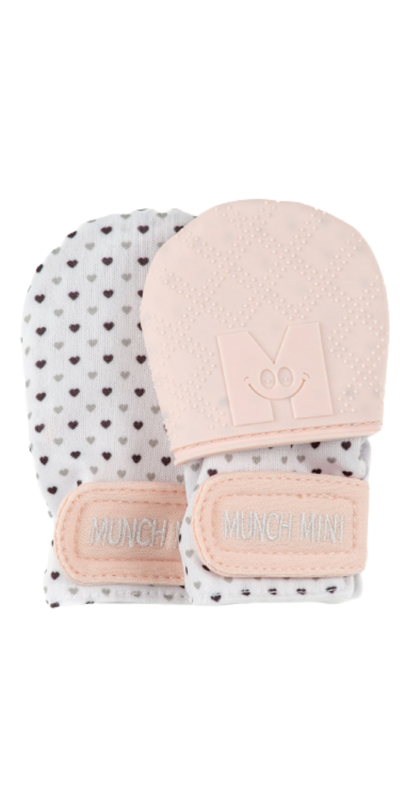 Buy Malarkey Kids Munch Mini Munch Mitt Pink Hearts Combo Pack at Well ...