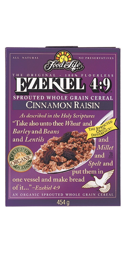 Buy Food For Life Ezekiel 4:9 Sprouted Crunchy Cereal Cinnamon Raisin ...