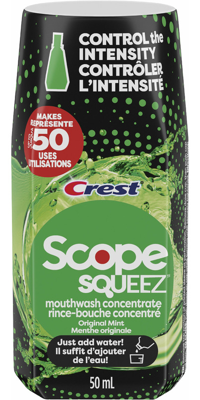 Buy Crest Scope Squeez Mouthwash Concentrate Original Mint at Well.ca ...