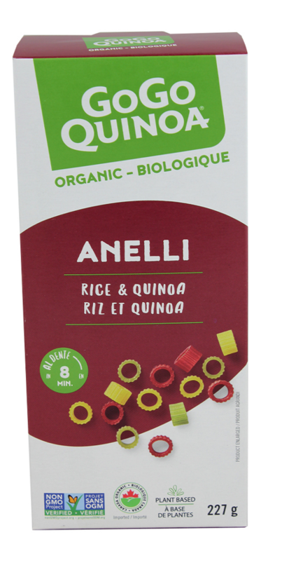 Buy GoGo Quinoa Organic Rice & Quinoa Anelli at Well.ca | Free Shipping ...