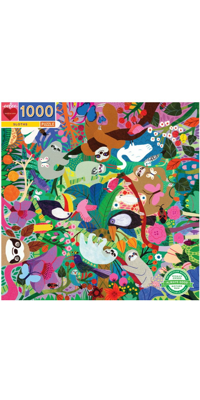 Buy eeBoo Sloths Square Puzzle at Well.ca | Free Shipping $35+ in Canada