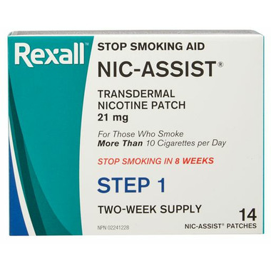 Buy Rexall Nic-Assist Stop Smoking Therapy Patch 21mg at Well.ca | Free ...