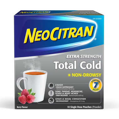 Buy NeoCitran Extra Strength Total Cold Non-Drowsy Berry from Canada at ...