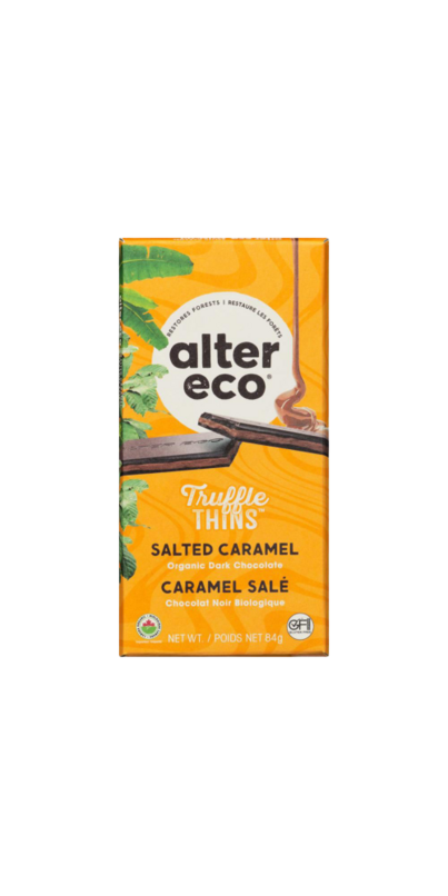 Buy Alter Eco Dark Chocolate Truffle Thins Bar Salted Caramel at Well ...