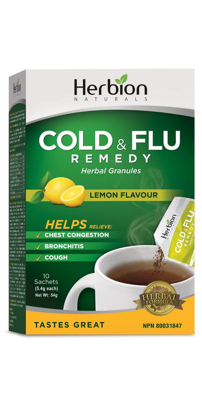 Buy Herbion Cold & Flu Remedy Herbal Granules Lemon Flavour at Well.ca ...