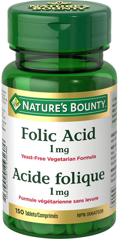 Buy Nature's Bounty Folic Acid 1mg at Well.ca | Free Shipping $35+ in ...