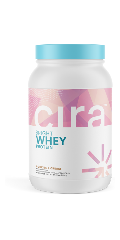 Buy Cira Nutrition Bright Whey Protein Cookies & Cream at Well.ca ...