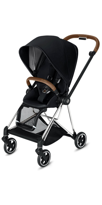Buy Cybex Mios Chrome Brown Frame with Premium Black Seat Pack at Well ...