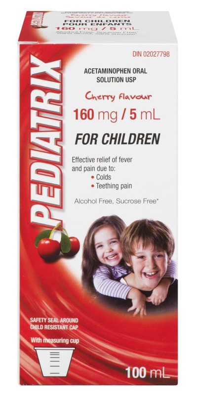 Buy Pediatrix Acetaminophen Oral Liquid Solution for Children Cherry at ...