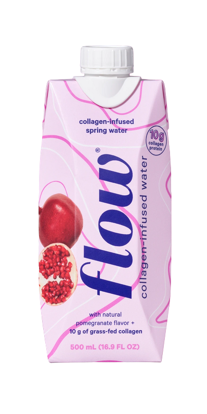 Buy Flow Alkaline Spring Water Collagen Infused Pomegranate at Well.ca ...