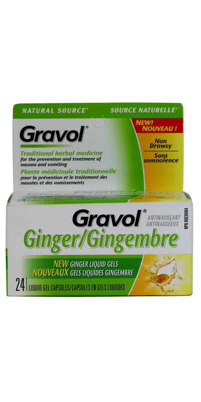 Buy Gravol Natural Source Ginger Liquid Gel Capsules at Well.ca | Free ...
