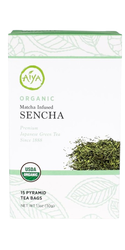 Acheter le thé Sencha infusé au Matcha biologique de la compagnie Aiya ...