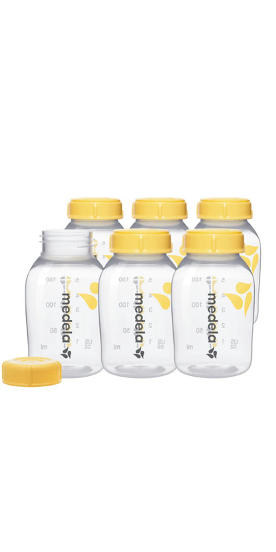 Buy Medela Breast Milk Collection and Storage Bottles with Solid Lids ...