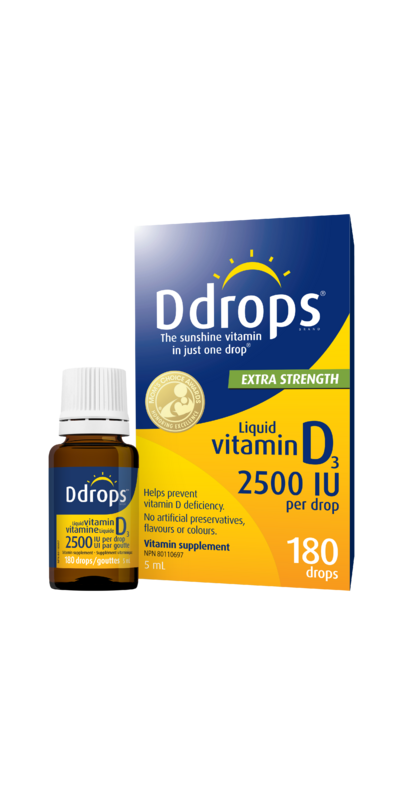 Buy Ddrops Vitamin D3 2500 IU Extra Strength at Well.ca | Free Shipping ...