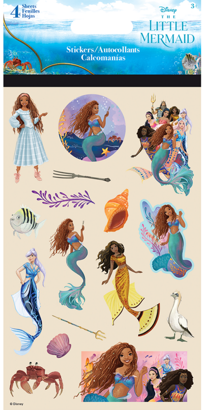 Buy Trends The Little Mermaid Live Action 4 Sheet Stickers at Well.ca ...