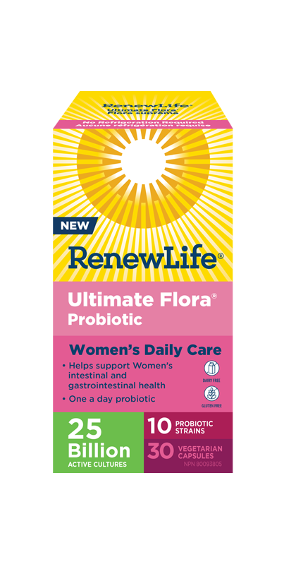 Buy Renew Life Ultimate Flora Daily Womens Care, 25 Billion Active ...