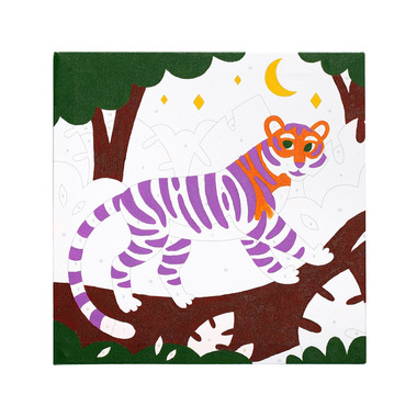 Buy OOLY Colorific Canvas Paint by Number Kit Terrific Tiger at Well.ca ...
