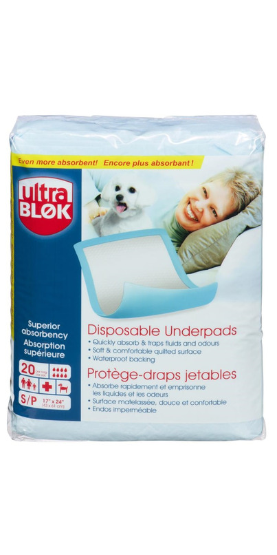 Buy UltraBlok High Absorbancy Disposable Underpads Small at Well.ca ...