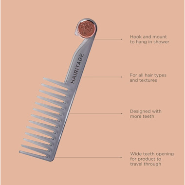 Buy Hairitage Hang In There Shower Comb at Well.ca | Free Shipping $35 ...