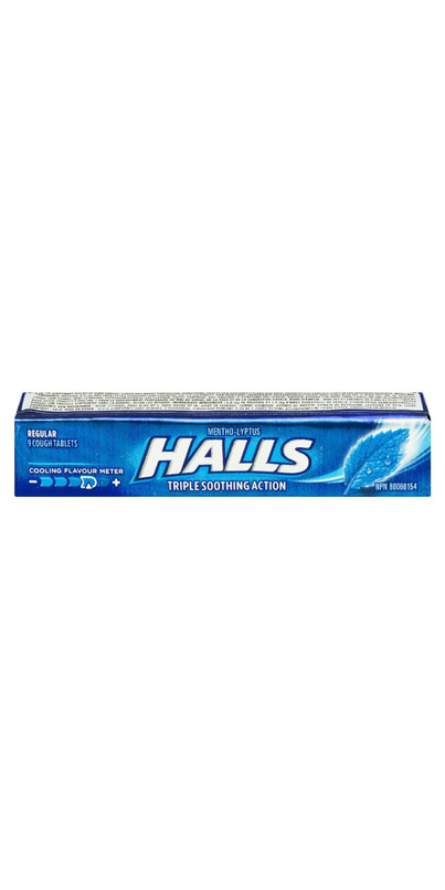 Buy Halls Cough Tablets Regular at Well.ca | Free Shipping $35+ in Canada