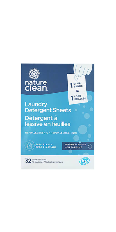 Buy Nature Clean Laundry Detergent Strips Fragrance Free at Well.ca ...