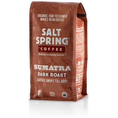 Buy Salt Spring Coffee Sumatra Dark Roast Whole Bean Coffee from Canada ...