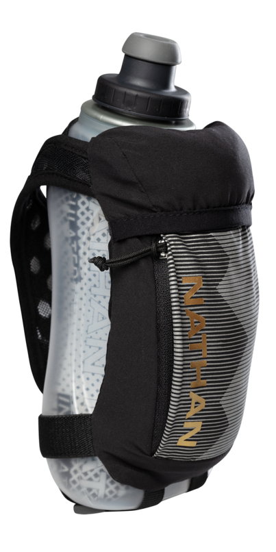Buy Nathan QuickSqueeze Insulated Water Bottle Black/Gold at Well.ca ...
