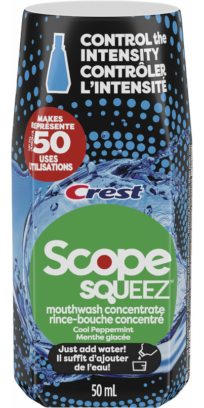 Buy Crest Scope Squeez Mouthwash Concentrate Cool Peppermint at Well.ca ...