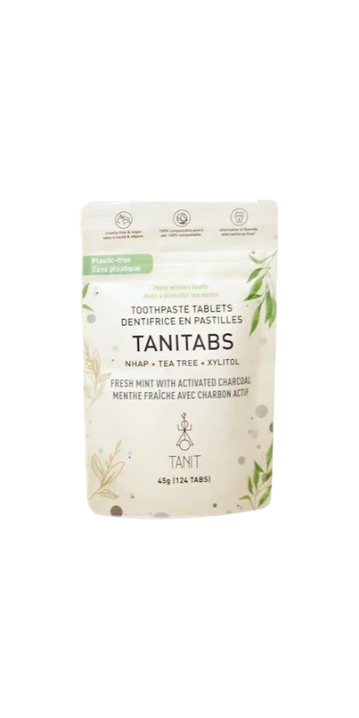 Buy TANIT Toothpaste Tablets Refill Fresh Mint with Activated Charcoal ...