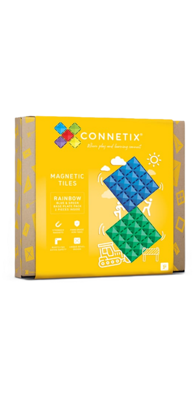 Buy Connetix Tiles Base Plate Rainbow Blue & Green at Well.ca | Free ...