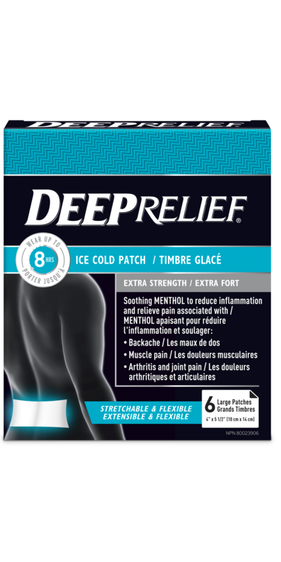 Buy Deep Relief Extra Strength Ice Cold Pain Relief Patch at Well.ca ...