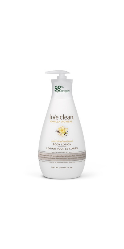 Buy Live Clean Vanilla Oatmeal Soothing Body Lotion at Well.ca | Free ...