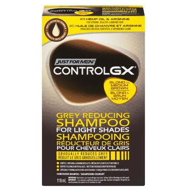 Buy Just For Men Control Gx Light Shades Gray Reducing Shampoo from ...