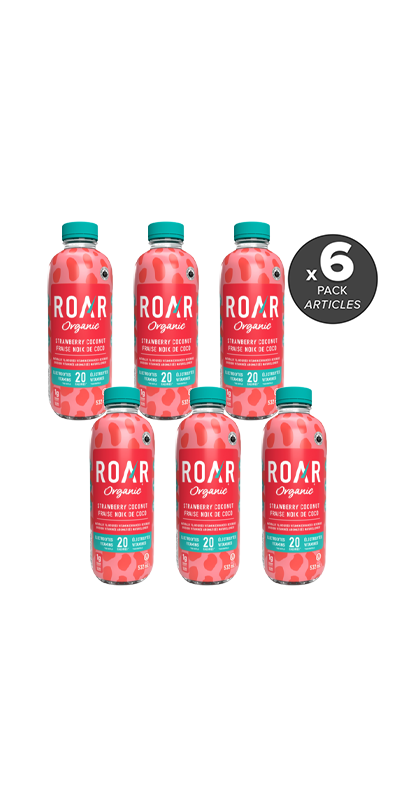 Buy ROAR Organic Strawberry Coconut Organic Electrolyte Infusion Bundle ...