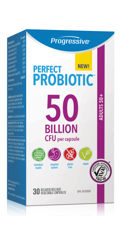 Buy Progressive Perfect Probiotic Adults 50+ 50 Billion at Well.ca ...