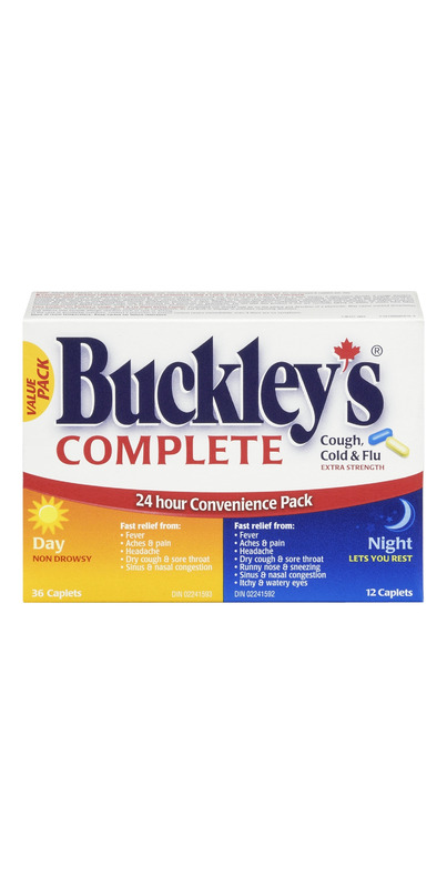 Buy Buckley's Complete Extra Strength Day + Night Value Pack at Well.ca ...